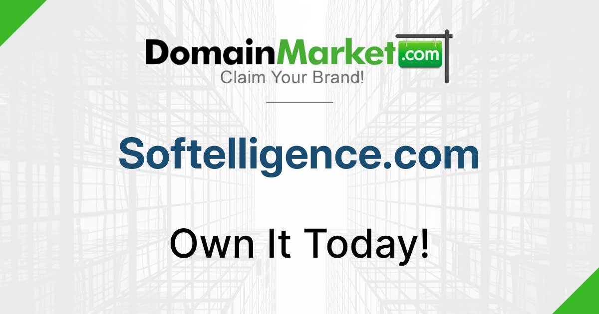 Softelligence.com - Technology Domains for Sale - Buy Premium Tech ...