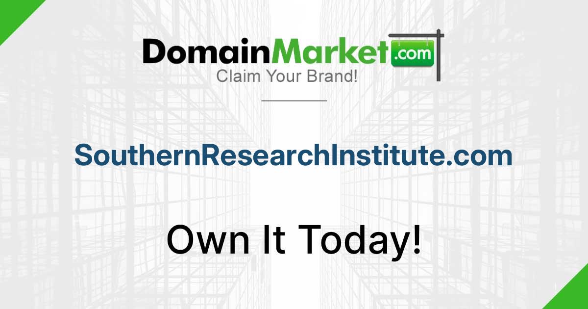 SouthernResearchInstitute.com - Education Domains for Sale - Buy ...
