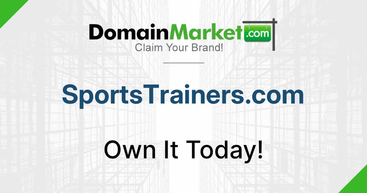 SportsTrainers.com - Sports Domains for Sale - Buy Premium Athletics ...