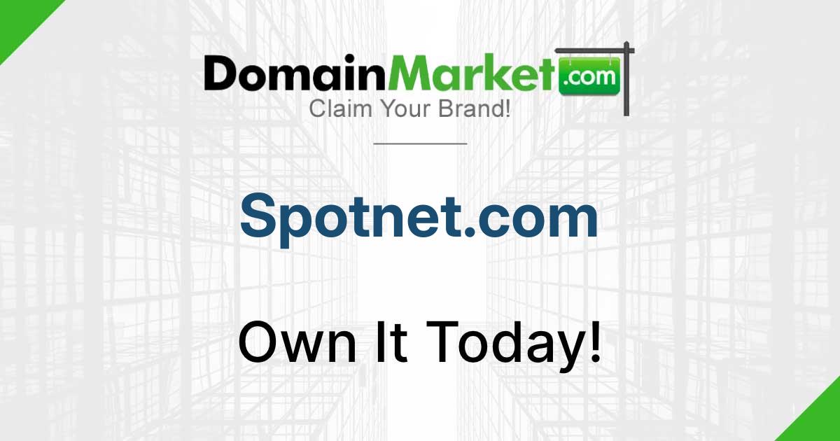 Spotnet.com - Technology Domains for Sale - Buy Premium Tech ...