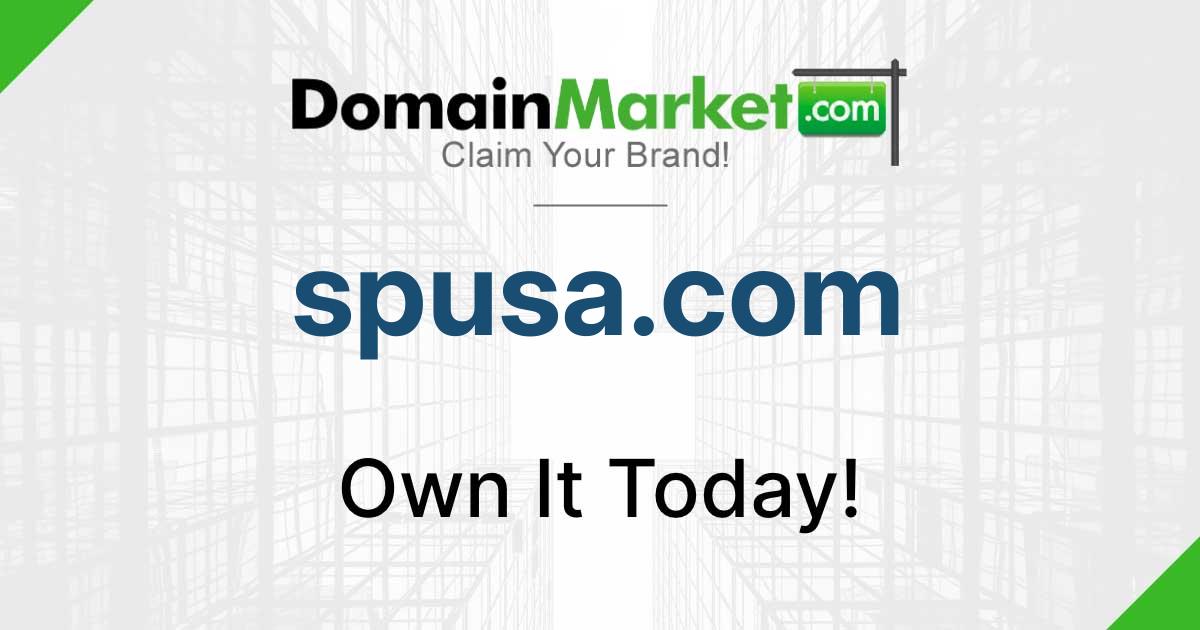 spusa.com - Business Domains for Sale - Buy Premium Corporate Domain ...