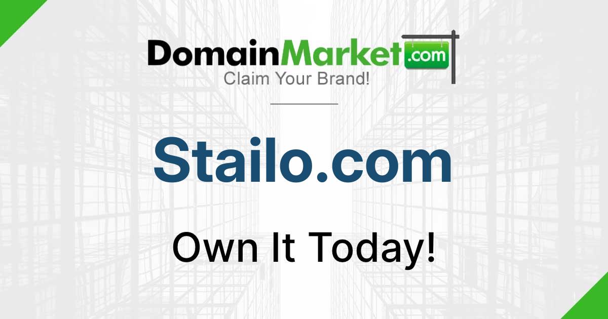 Stailo.com - Fashion Domains for Sale - Buy Premium Style & Clothing ...