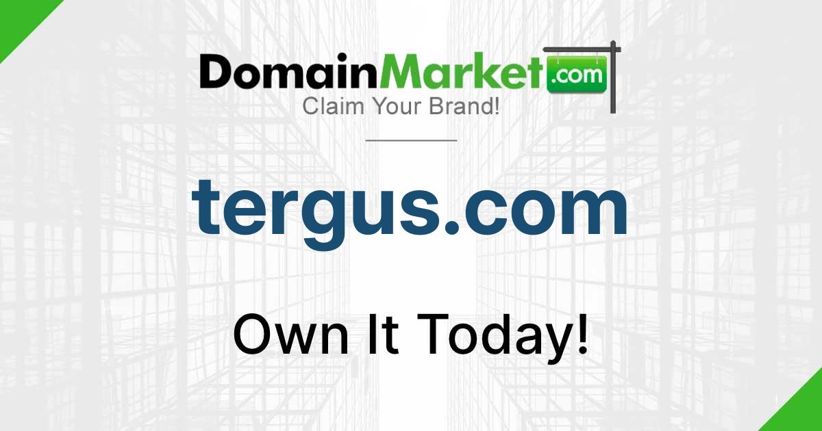 Tergus.com - Technology Domain for Sale
