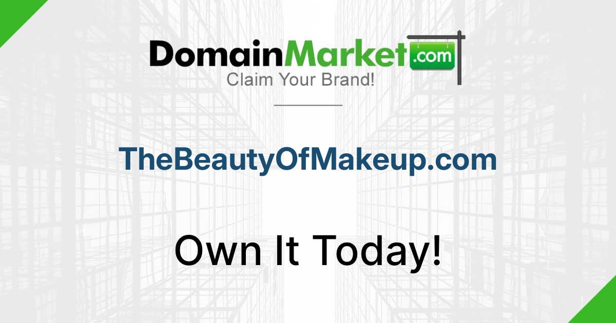 TheBeautyOfMakeup.com - Beauty Domains for Sale - Buy Premium Cosmetics ...