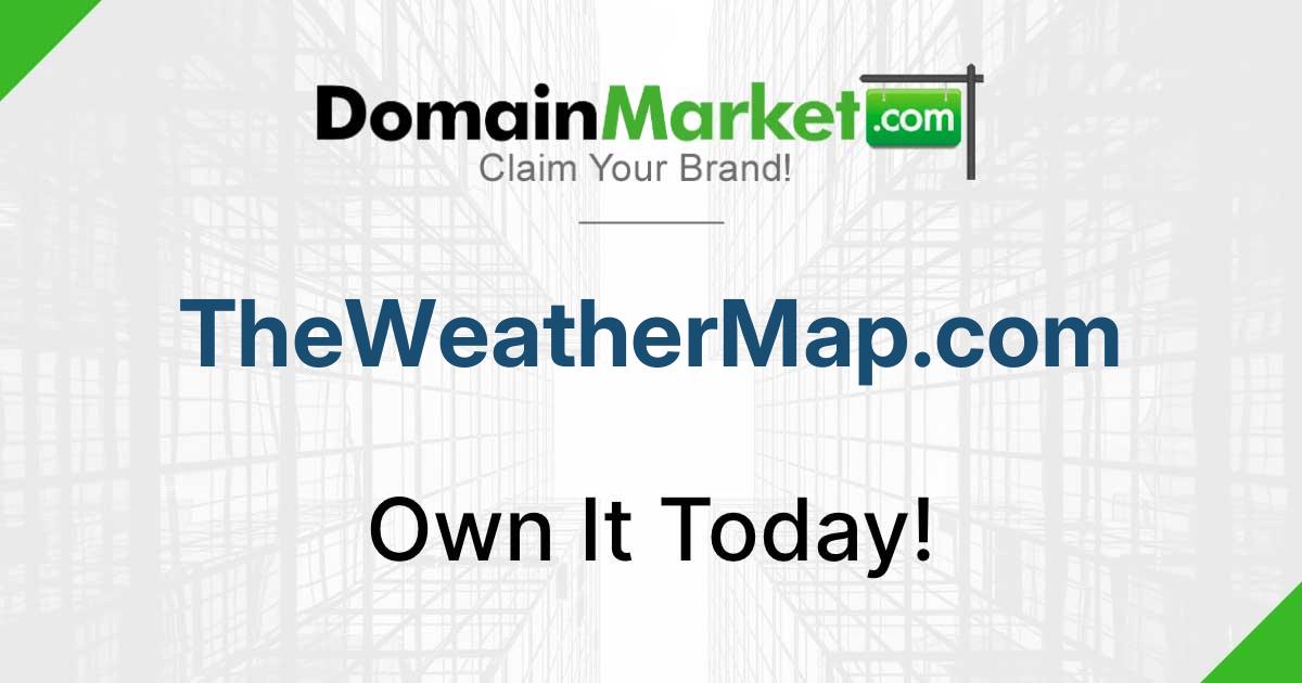 TheWeatherMap.com - Environment Domains for Sale - Buy Premium Eco ...