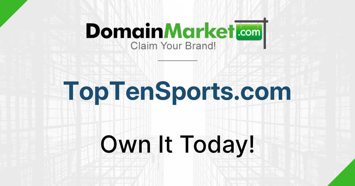 TopTenSports.com - Sports Domains for Sale - Buy Premium Athletics ...