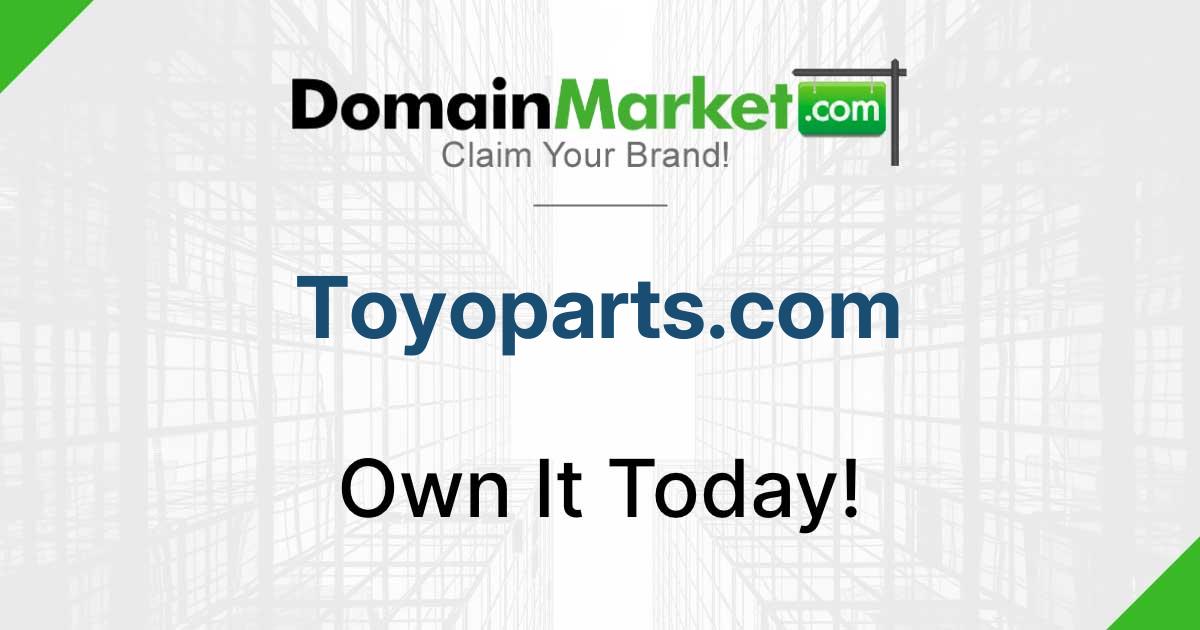 Toyoparts.com - Automotive Domains for Sale - Buy Premium Car Industry ...