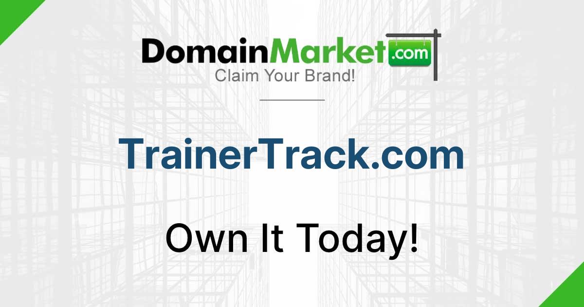 TrainerTrack.com - Fitness Domains for Sale - Buy Premium Health ...