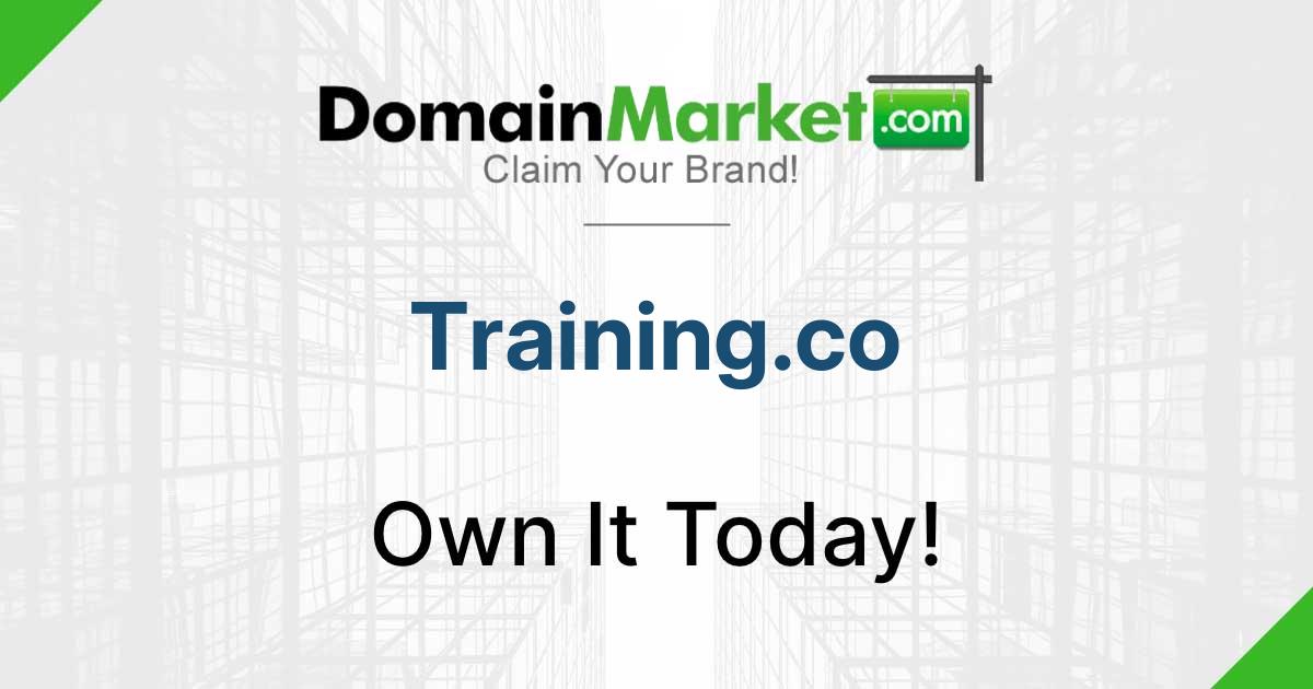 Training.co - Training Domain for Sale