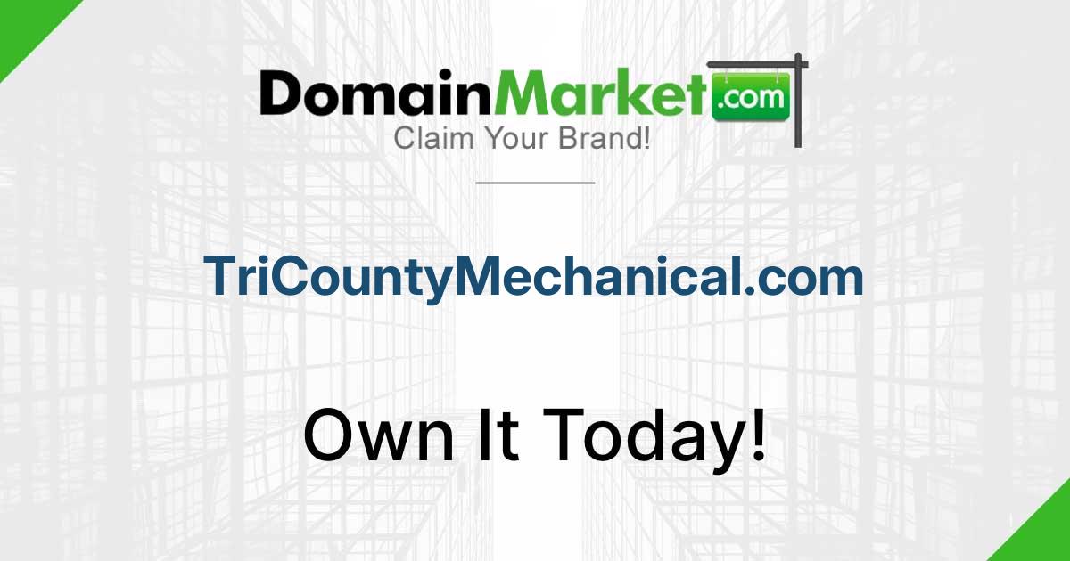 TriCountyMechanical.com - Premium Domain for Sale. Call 888-694-6735.