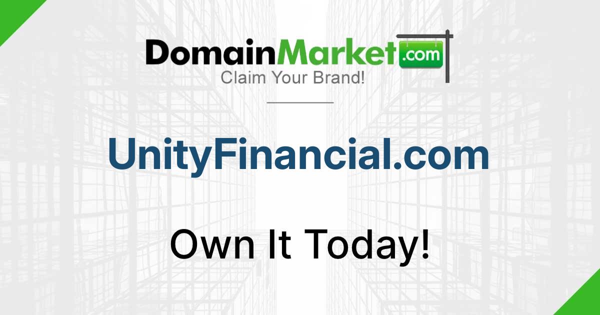 UnityFinancial.com - Finance Domain for Sale