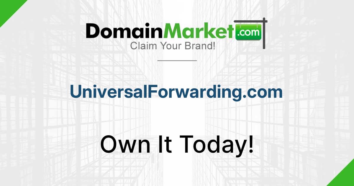 UniversalForwarding.com - Logistics Domains for Sale - Buy Premium ...
