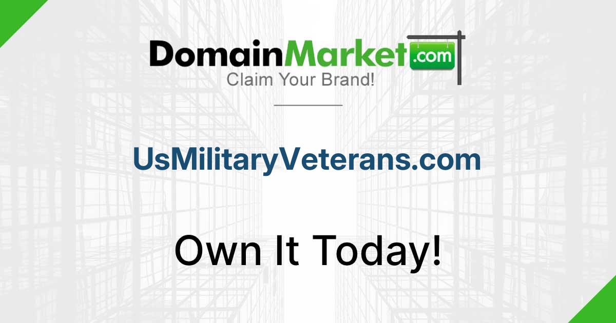 UsMilitaryVeterans.com - Military Domains for Sale - Buy Premium ...