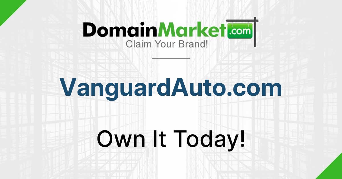 VanguardAuto.com - Automotive Domains for Sale - Buy Premium Car ...