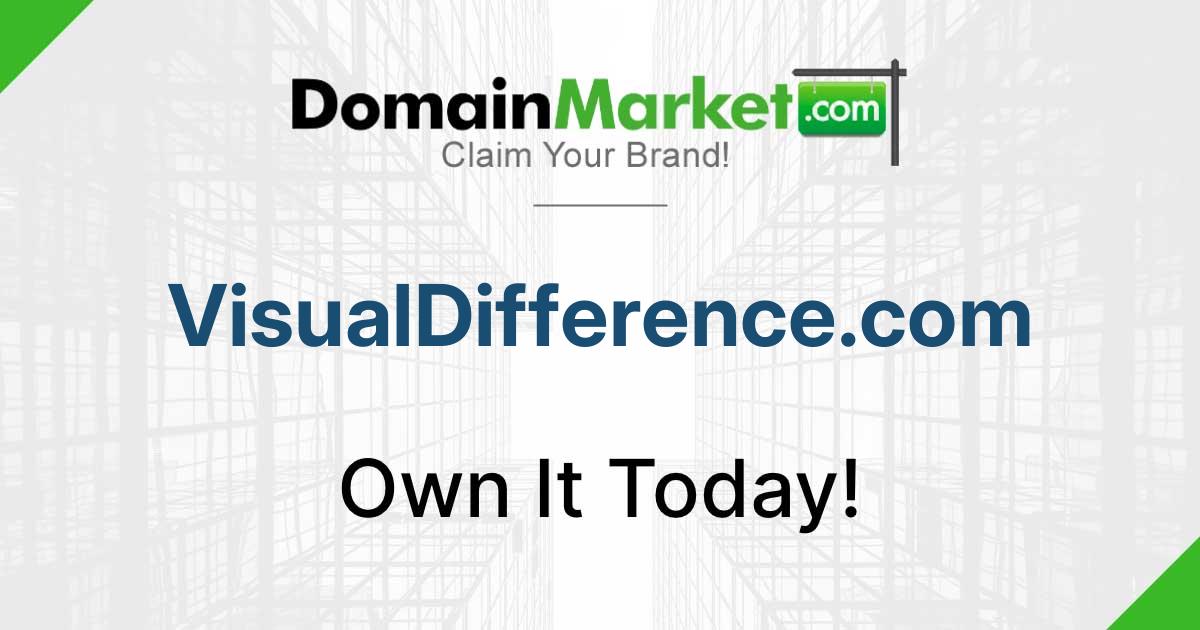 VisualDifference.com - Design Domains for Sale - Buy Premium Creative ...