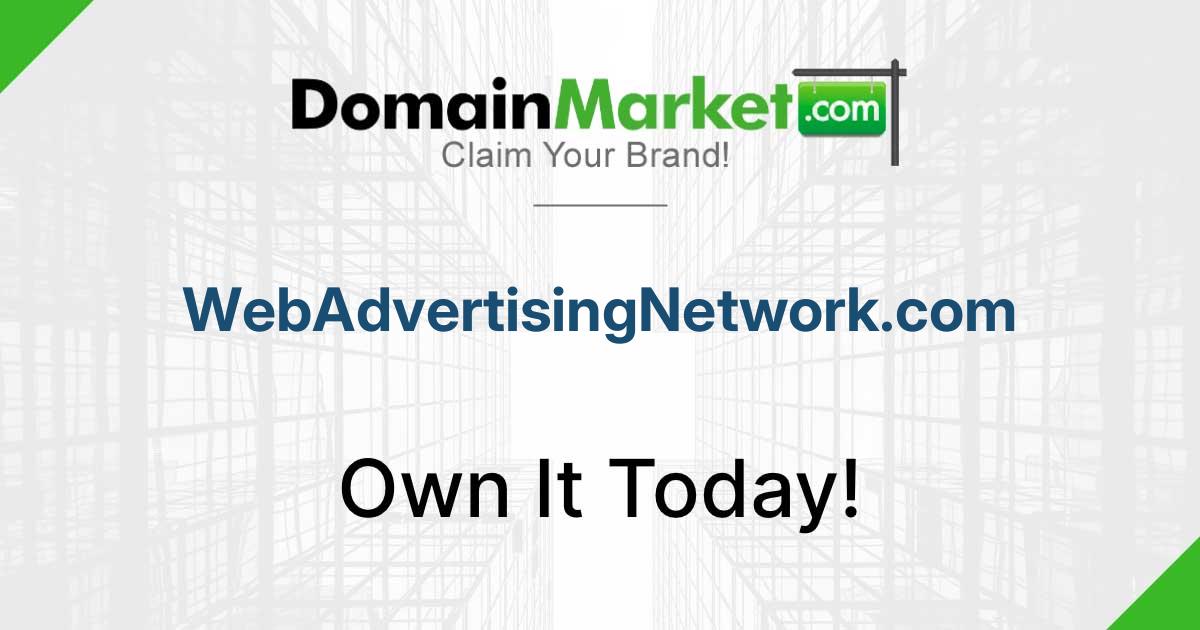 WebAdvertisingNetwork.com - Marketing Domains for Sale - Buy Premium ...