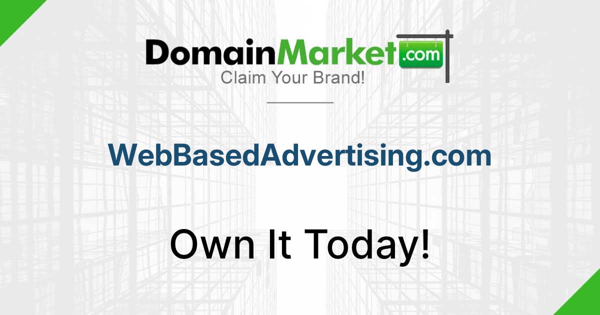 WebBasedAdvertising.com - Marketing Domains for Sale - Buy Premium ...
