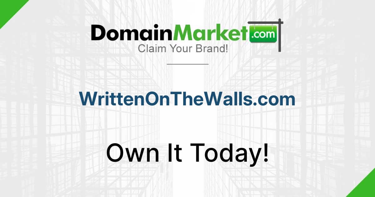 WrittenOnTheWalls.com - Art Domains for Sale - Buy Premium Art Domain ...