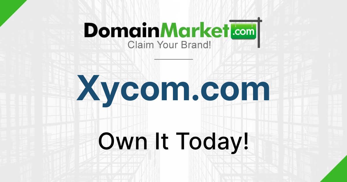Xycom.com - Technology Domains for Sale - Buy Premium Tech & Innovation ...